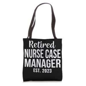 retired nurse case manager gift retirement tote bag