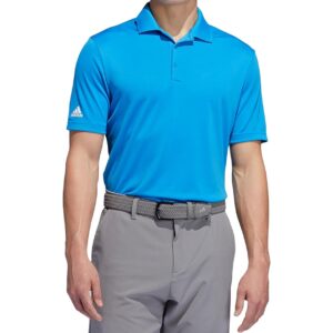 adidas performance primegreen polo shirt bright blue md