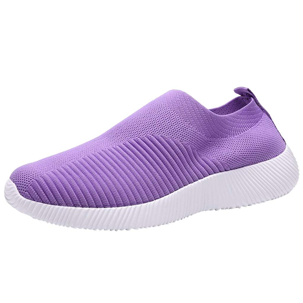 ZHOUXINGB Sneakers for Women, House Slippers for Women Diamond Sandals Wedding Sneakers Zip Up Shoes Chunky Heel Heels One Strap Women's Sandals Purple