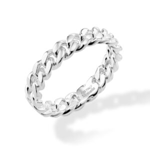 miabella 925 sterling silver italian 4mm cuban link band ring for women made in italy (12)