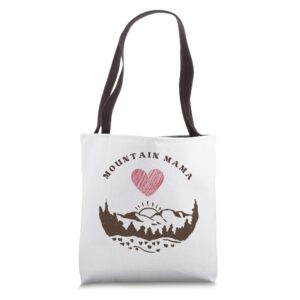 mountain, mom, outdoors, love, wife, tote bag