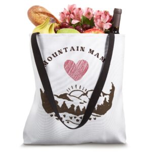 mountain, mom, outdoors, love, wife, Tote Bag