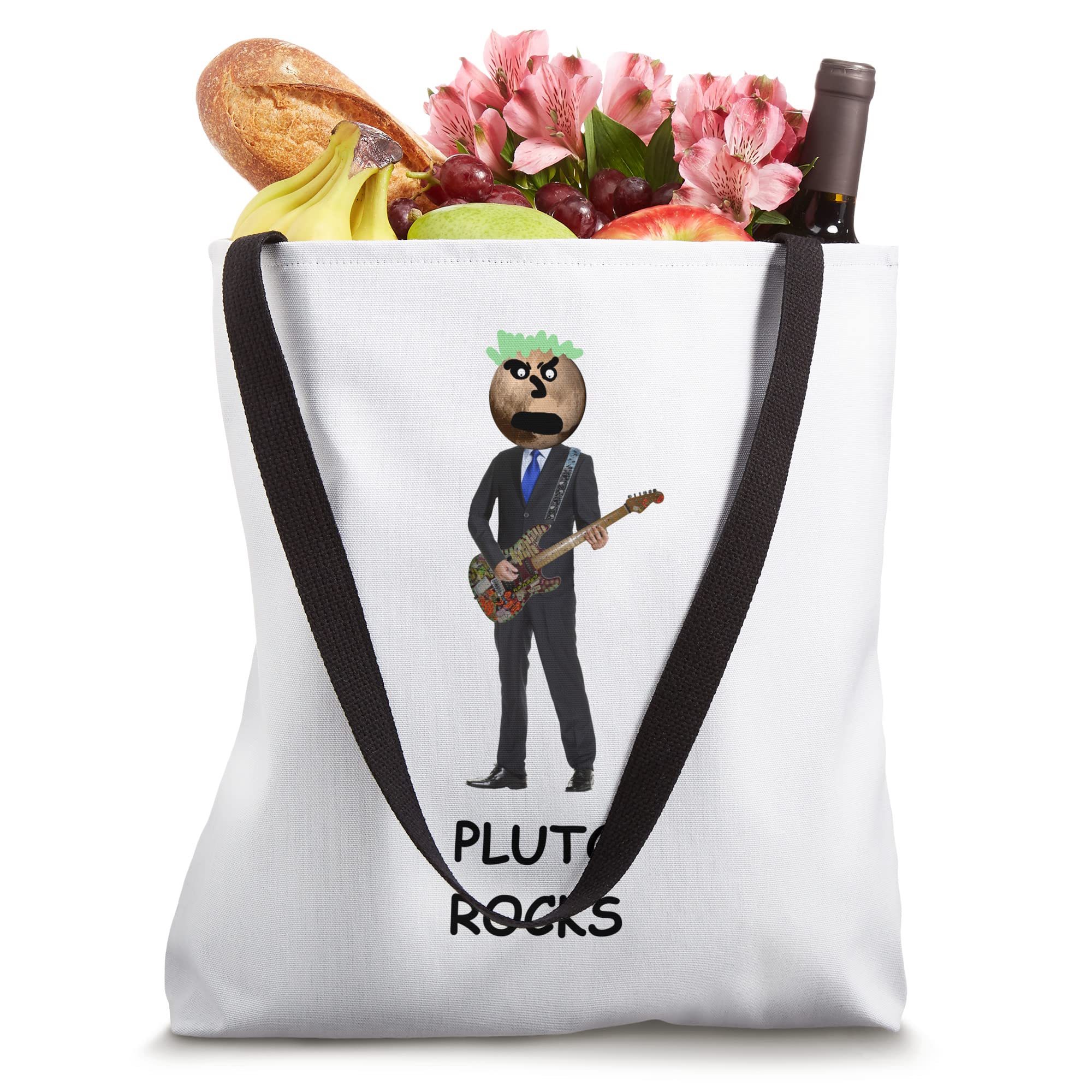 The Five Dwarfs / Pluto Rocks Tote Bag