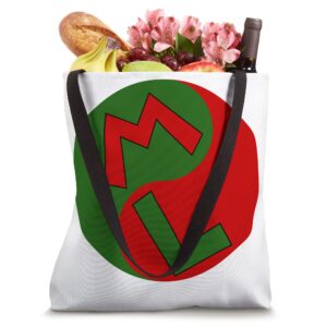 Two Forces Yin Yang Bright Design Tote Bag