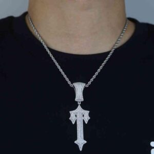 Men's Trap Chain Necklace - Hip Hop Style Jewelry for Streetwear Fashion - Premium Quality 925 Sterling Silver with Secure Clasp