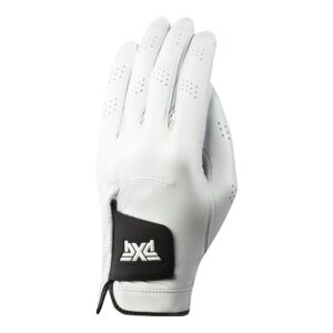 pxg men's players tour golf glove - 100% cabretta leather with cotton-based elastic wristband