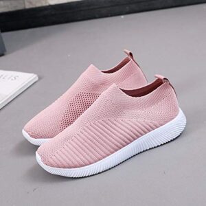 ZHOUXINGB Sandalias para Mujer Elegantes, Womens Trail Running Shoes Wide Calf Sandals Fashion Summer Dress Shoes House Shoes Hiking Boots Gym Flat Shoes for Women Comfortable Dressy Pink