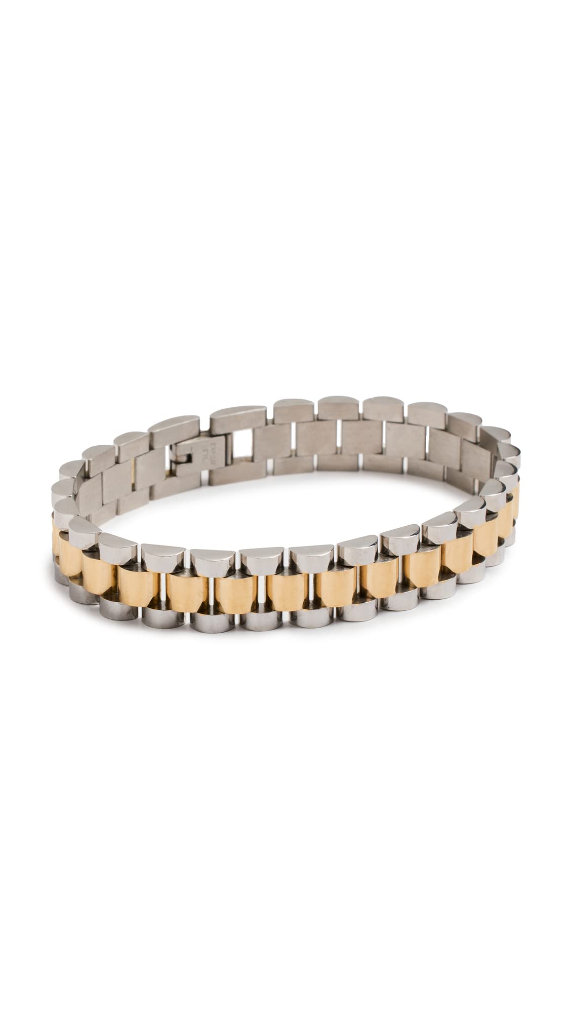 Luv Aj Women's Two-Toned Timepiece Bracelet, Gold/Silver, One Size