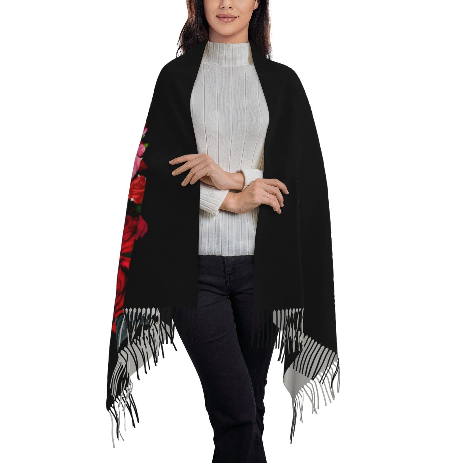 YQIUSM Virgin Mary Shawl Wrap For Women Virgen de Guadalupe Blanket Scarf