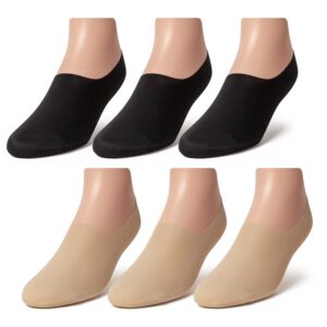 sheec | secret 2.0 | high-cut | thin liner no show socks for dressy shoes combo/small women's (6/pairs)