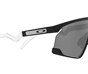 Oakley Unisex Sunglasses Matte Black Frame, Prizm Black Lenses, 39MM