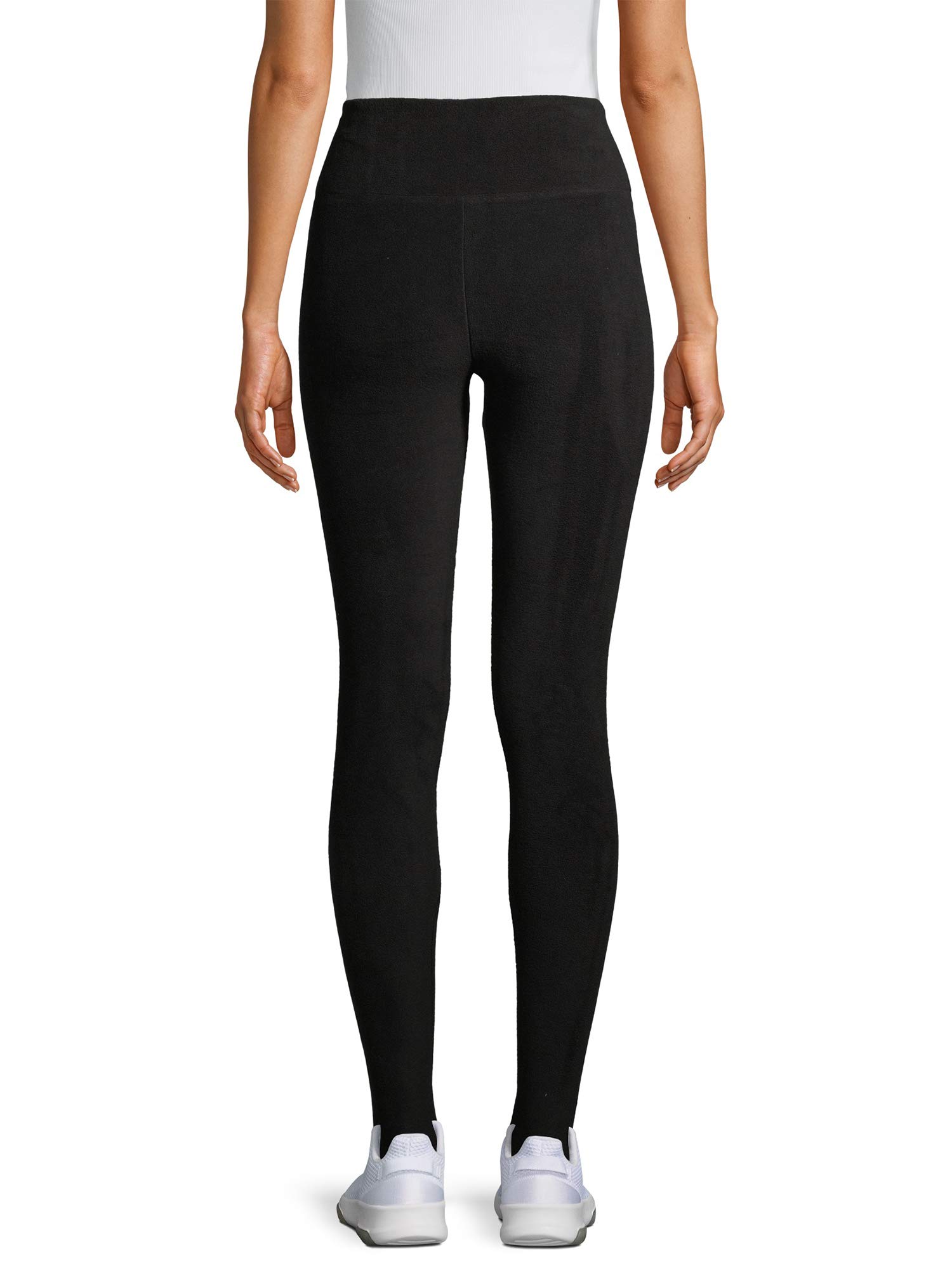 Cuddl Duds ClimateRight Women's Stretch Fleece Base Layer Legging - High Rise Waist - S Black