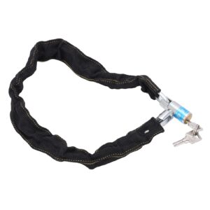 bicycle chain lock, security bike locks electric scooter lock non theft keys lock chain security bike lock with 2 keys for bicycles motorcycles doors