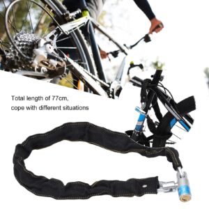 Bicycle Chain Lock, Security Bike Locks Electric Scooter Lock Non Theft Keys Lock Chain Security Bike Lock with 2 Keys for Bicycles Motorcycles Doors