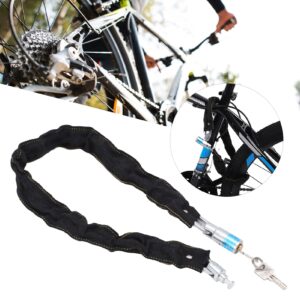 Bicycle Chain Lock, Security Bike Locks Electric Scooter Lock Non Theft Keys Lock Chain Security Bike Lock with 2 Keys for Bicycles Motorcycles Doors