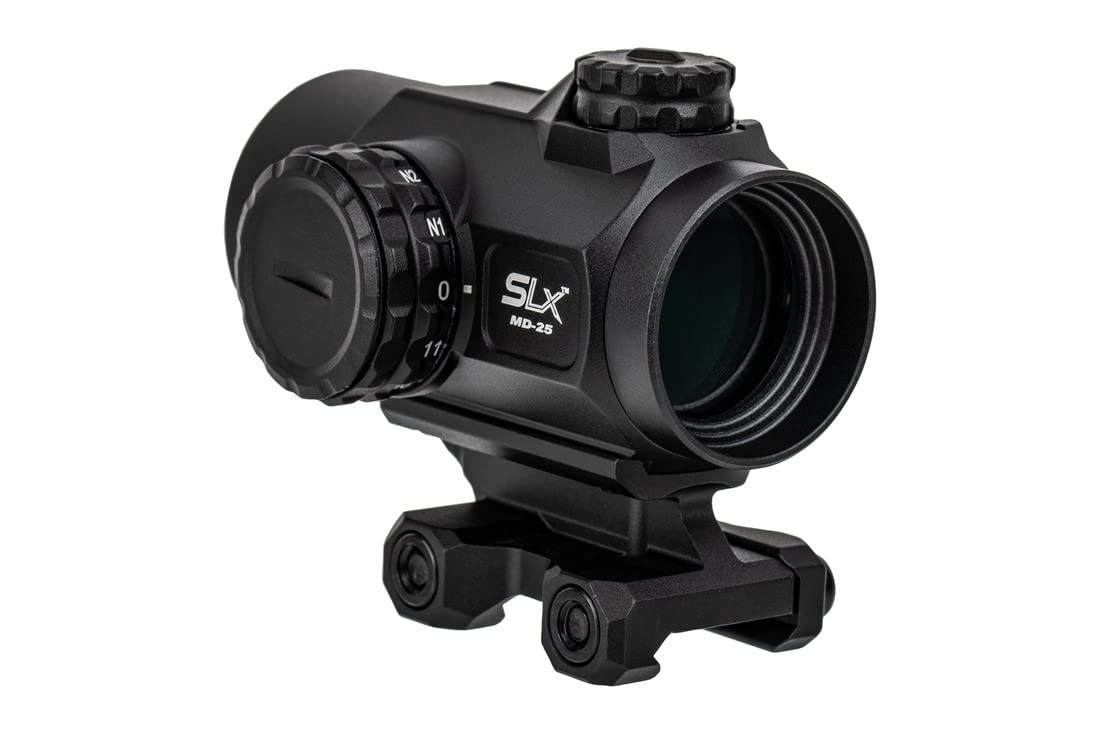 Primary Arms SLX MD-25 Gen II Rotary Knob 25mm Microdot with AutoLive - ACSS Red Dot Reticle