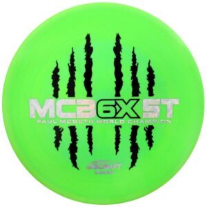 discraft limited edition paul mcbeth 6x commemorative mcbeast stamp zone putter golf disc - 170-172g - colors will vary