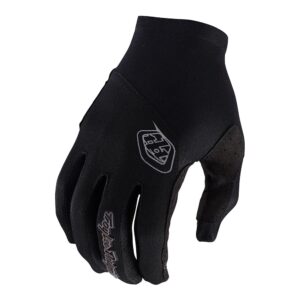 troy lee designs flowline glove, mono black, small