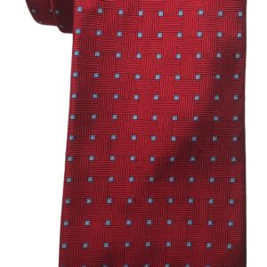 Brooks Brothers Made in New York Red Basketweave Tie