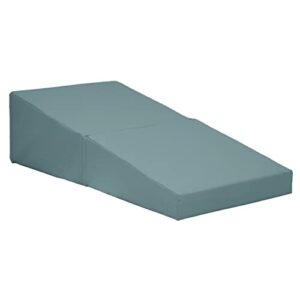 z athletic gymnastics junior incline mat (cheese wedge) teal