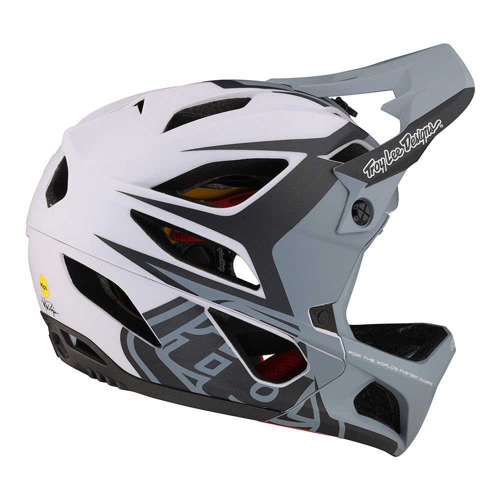 Troy Lee Designs Stage Valance MIPS MTB Mountain Bike Helmet Gray MD/LG