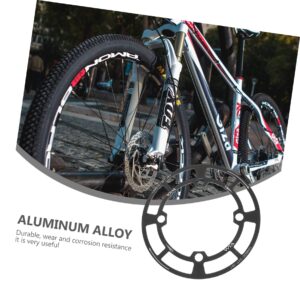 INOOMP Wheel Crankset Cover Cycling Chainring Sprocket Anti-Collision crankset Chain Link Bike Chainring Guard Plate Bike crankset Shield Chainring Single Speed Safety Aluminum Alloy