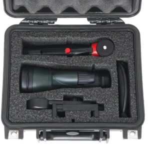 Case Club Case to Fit GoSky Piper 12x55 Spotting Scope. - Waterproof, Heavy Duty, Travel & Storage Case