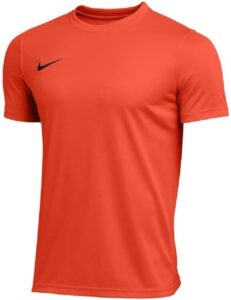 nike men's park short sleeve t shirt (orange, xl)