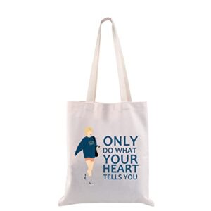 cmnim princess dian- tote bag princess gift lady dian- motivation quote only do what your heart tells you shoulder bag (princess dianan tote bag)