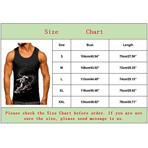 KAMEMIR Men's Performance Sleeveless Muscle T-Shirt Men's Comfort Square Cut Tank Multi Pack Valentines Gifts for Him