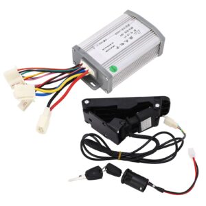 spyminnpoo 48v 1000w brushed motor controller with foot throttle pedal, high power controller kit compatible with electric electric scooters tricycles