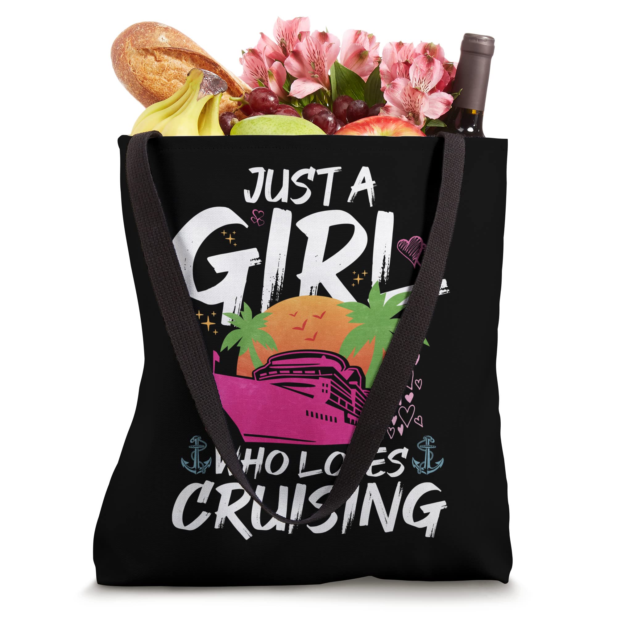 Just A Girl Who Loves Cruising Tote Bag