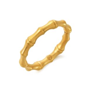 chow sang sang cultural blessing 999 24k solid gold bamboo ring for women 92241r (our size 16/ us 7.5)