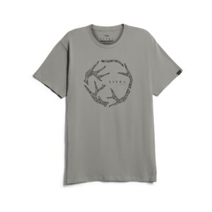 SITKA Gear Men's Everyday Antler Evo Tee, Field Gray, L