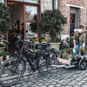 Burley Flatbed™, Aluminum Utility Cargo Bike Trailer