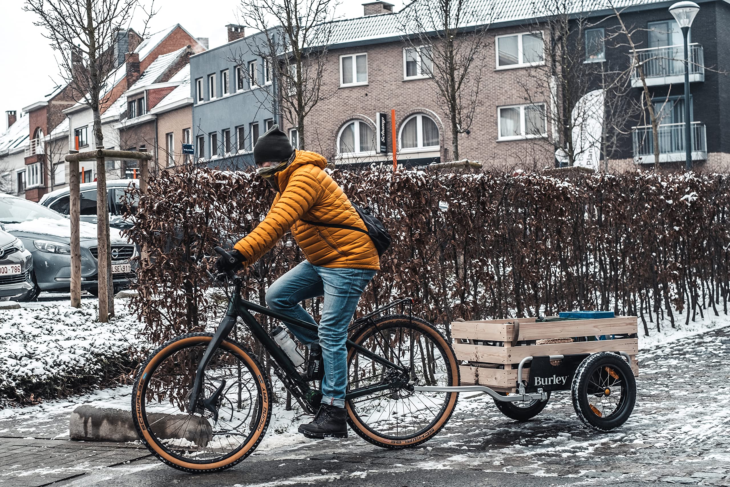 Burley Flatbed™, Aluminum Utility Cargo Bike Trailer