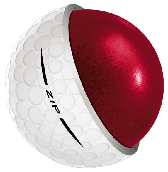 WILSON Staff Zip Golf Balls [48 Ball], Four 12 Packs (48 Balls Total) White