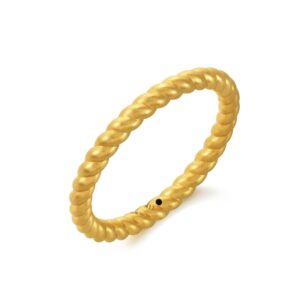 chow sang sang 999 24k solid gold stackable cubic twisted rope ring for women 92309r (our size 18/ us 8.5)