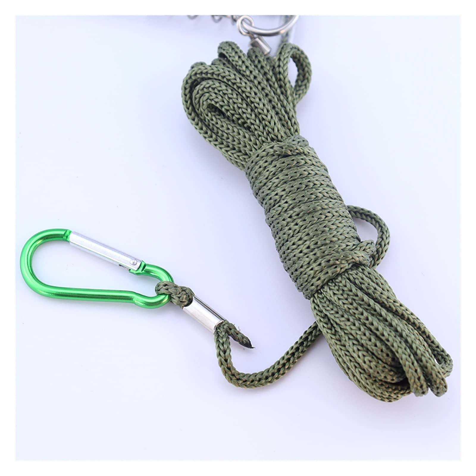 MEFESE 5 Meters Fishing Rope Lanyard Carp Fishing Accessories Stainless Steel Sea River Fish Lock Buckle Outdoor Sport Fishing