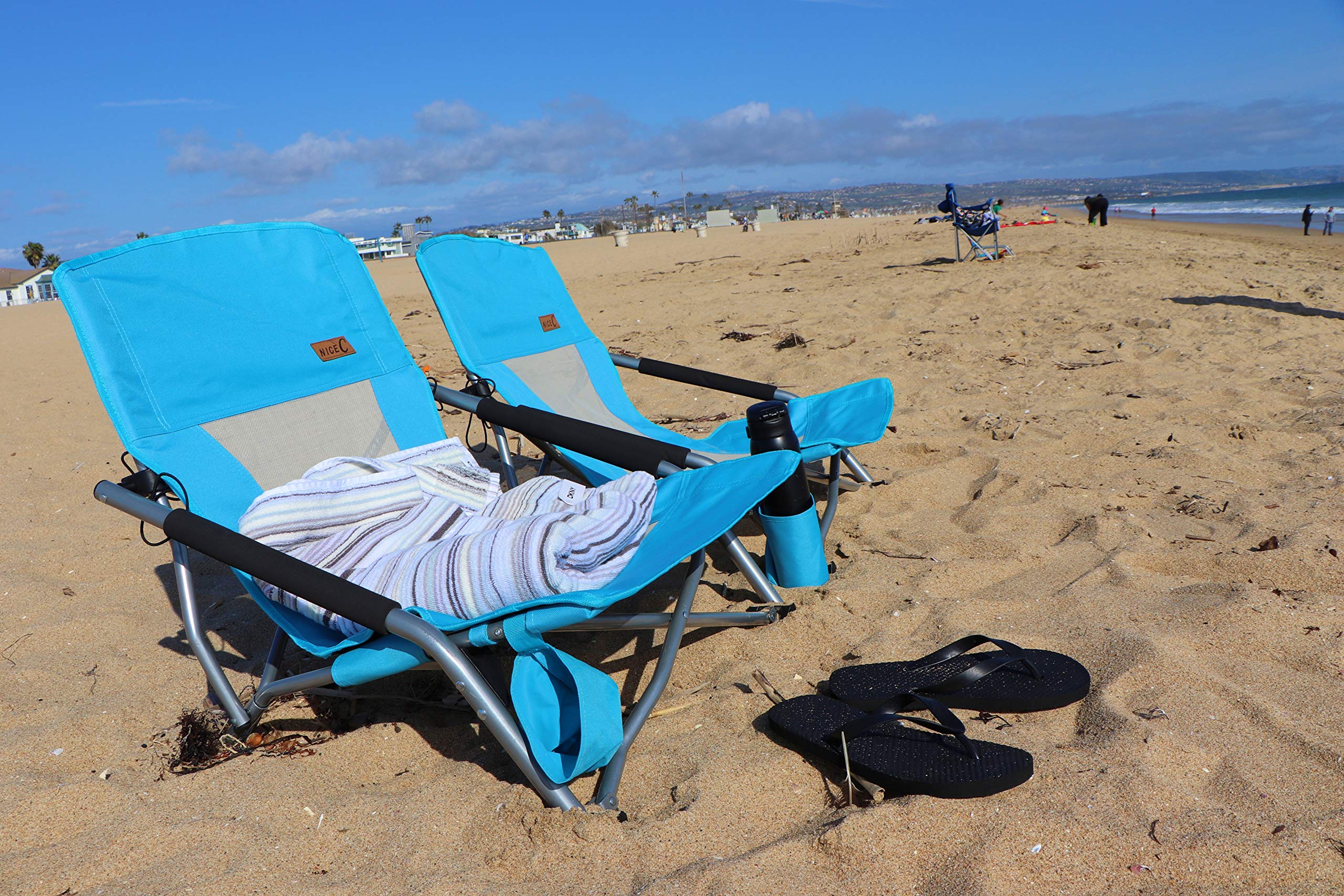 Nice C Camping Kitchen Station + Low Beach Chair