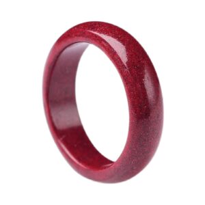 uarein fengshui cinnabar rings for women men feng shui lucky rings red cinnabar feng shui rings attract wealth money rings protection amulet rings good luck jewelry gifts (16mm)