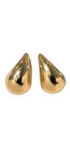 gold drop medium (3cm x 1.8cm) trending statement style earrings