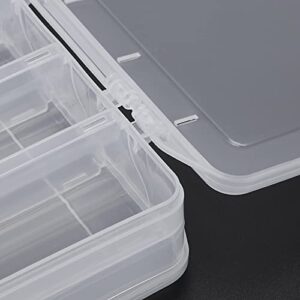 Fishing Tackle Box, Double Layer Portable Portable Fishing Accessory Storage Box Fishing Case Tools