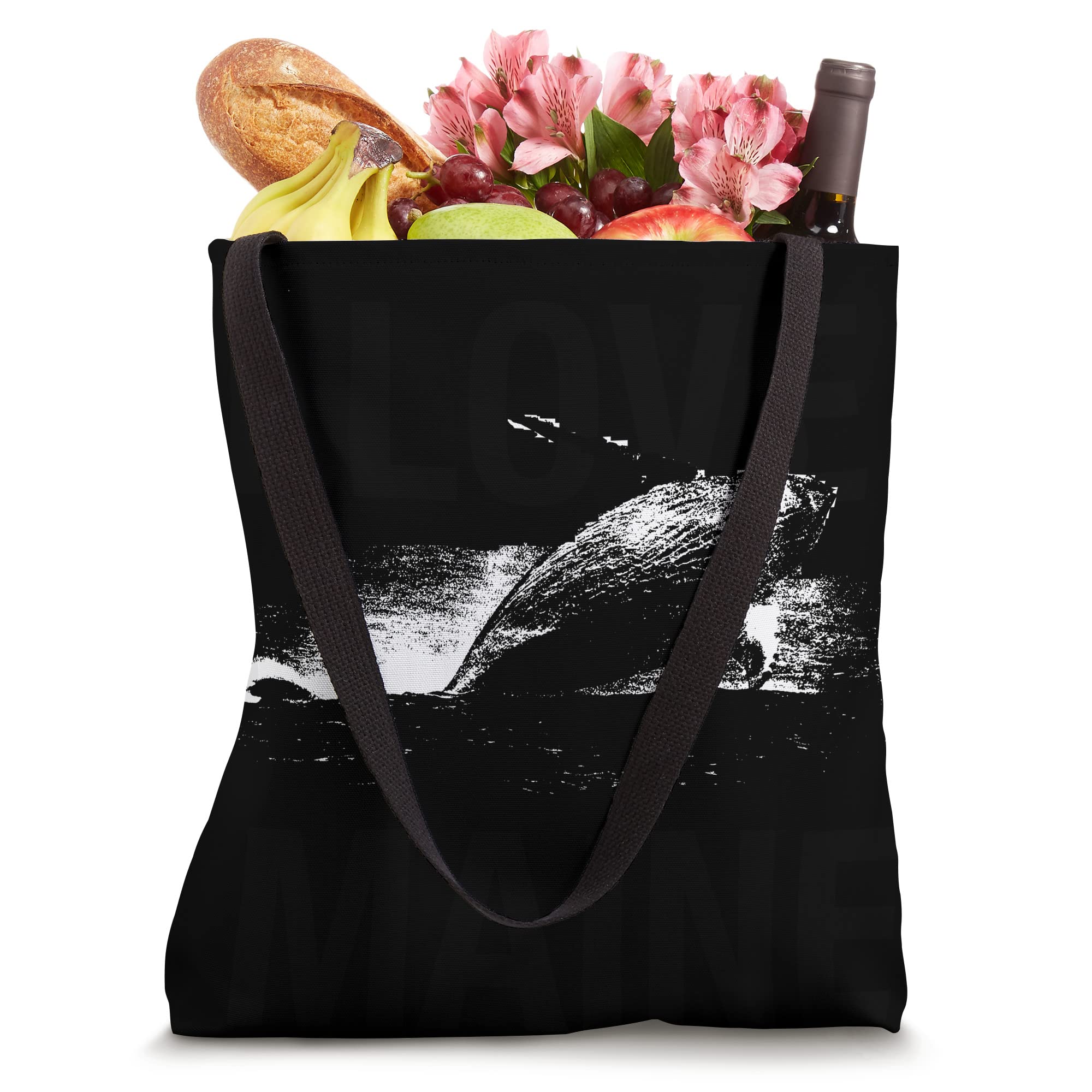 Maine Humpback Whale Tote Bag