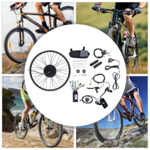 ETKEGHIP Electric Bicycle Motor Kit, 36V 500W Bike Motor Kit Front/Rear Wheel E-Bike Conversion Kit Dual Mode Controlle for 24 inch Bike, 30-35Km/h (Front Wheel)