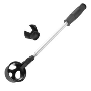 misaso golf ball retriever stainless telescopic golf ball retriever w/golf ball putter claw sucker tool