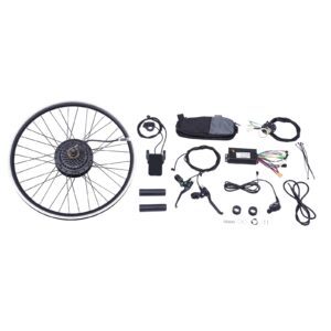 pandair 24" electric bike conversion kit,36v 500w front/rear wheel e-bike conversion set,bicycle cycling hub conversion dual mode controller us stock (24" rear wheel)