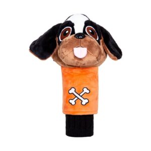 besstuup plush animal golf head cover dog shaped driver club headcover club cover transport carrying protector equipment for women men golfer lover gift