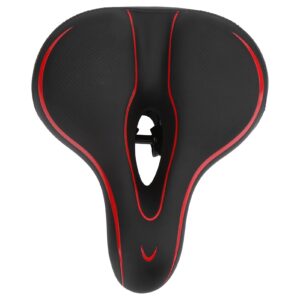 bikes seat cover, bikes seat with reflective strip for men women, shock absorption mountain bikes seat, comfortable bikes saddle cushion pad for mountain road pilipane