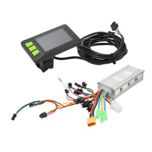 spyminnpoo electric motor controller,36v 48v 500w electric bike controller lcd display professional scooter brushless controller kit for 22.5mm handlebar